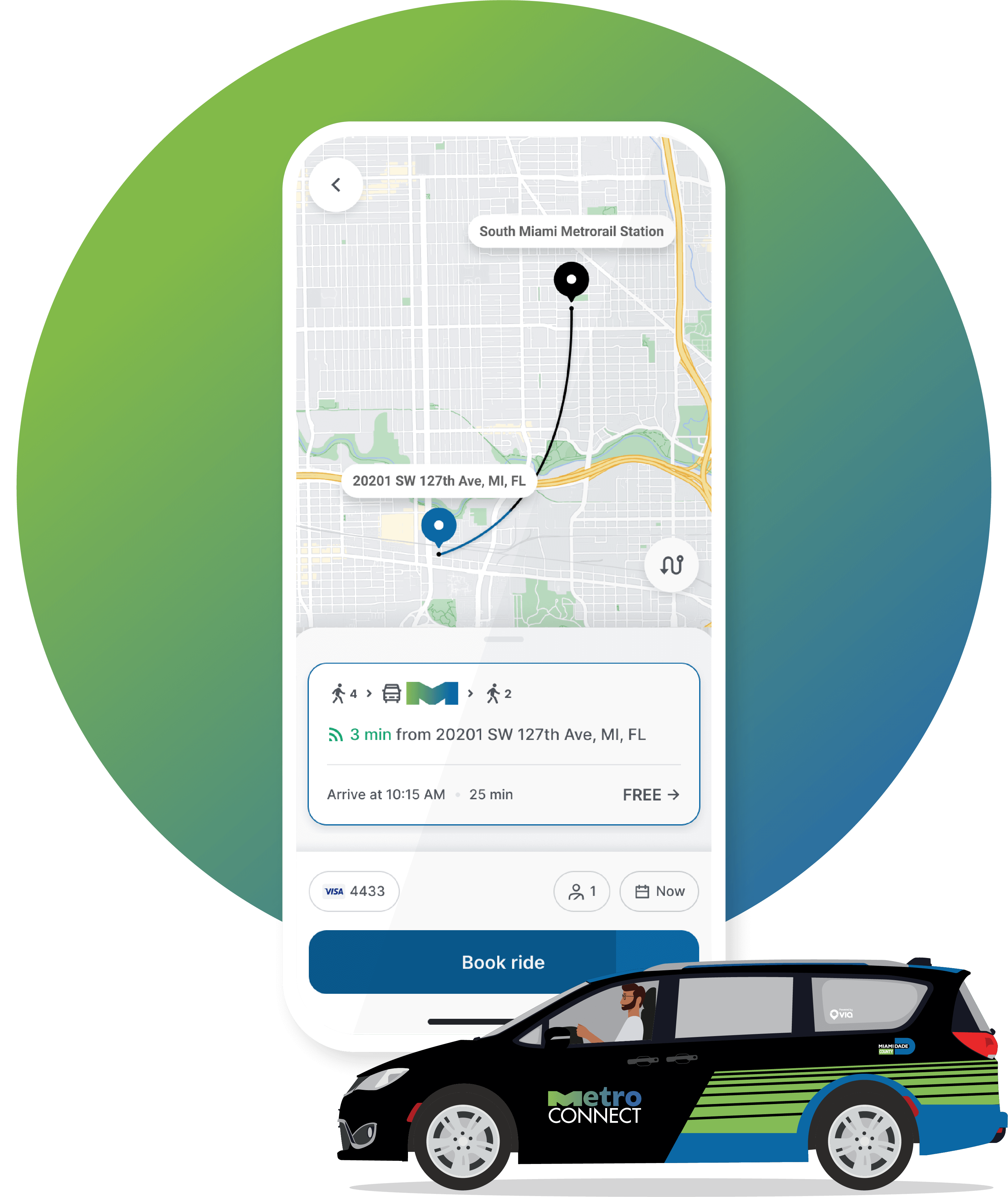 MetroConnect | Free public transit shared rides in Miami-Dade County